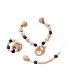 Wooden Personalized Pacifier Clip Set | Customize Pacifier Holder| HBK ...